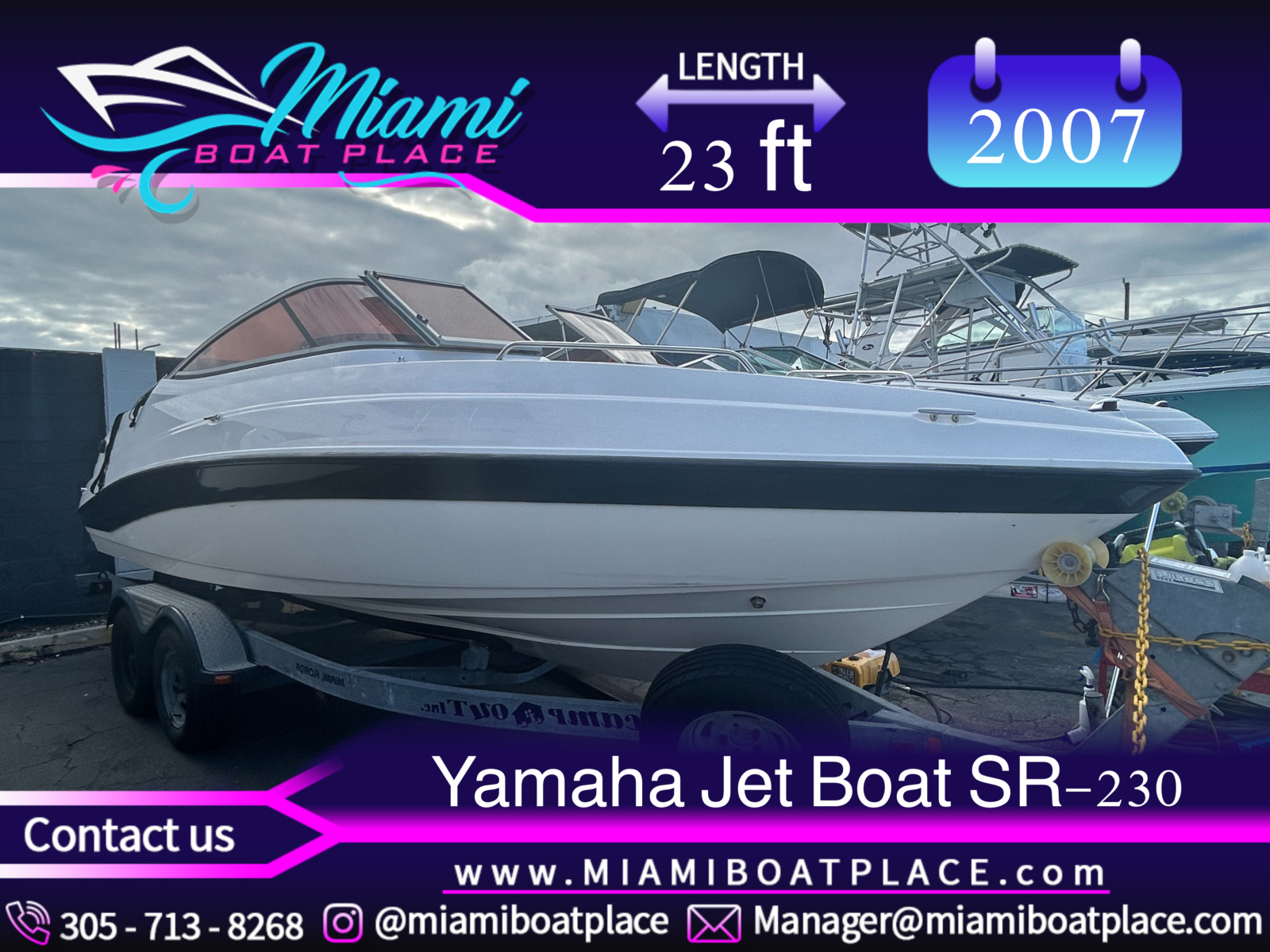 Yamaha Jet Boat SR-230 - Miami Boat Place